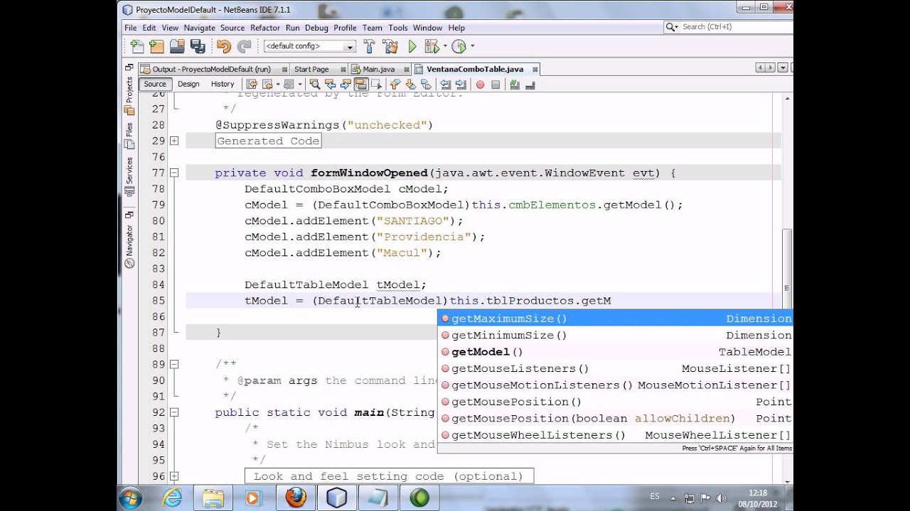 02 Jtable Defaulttablemodel Youtube