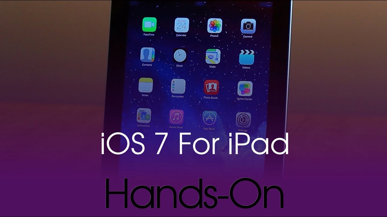 Ios 7 For Ipad Hands On Youtube