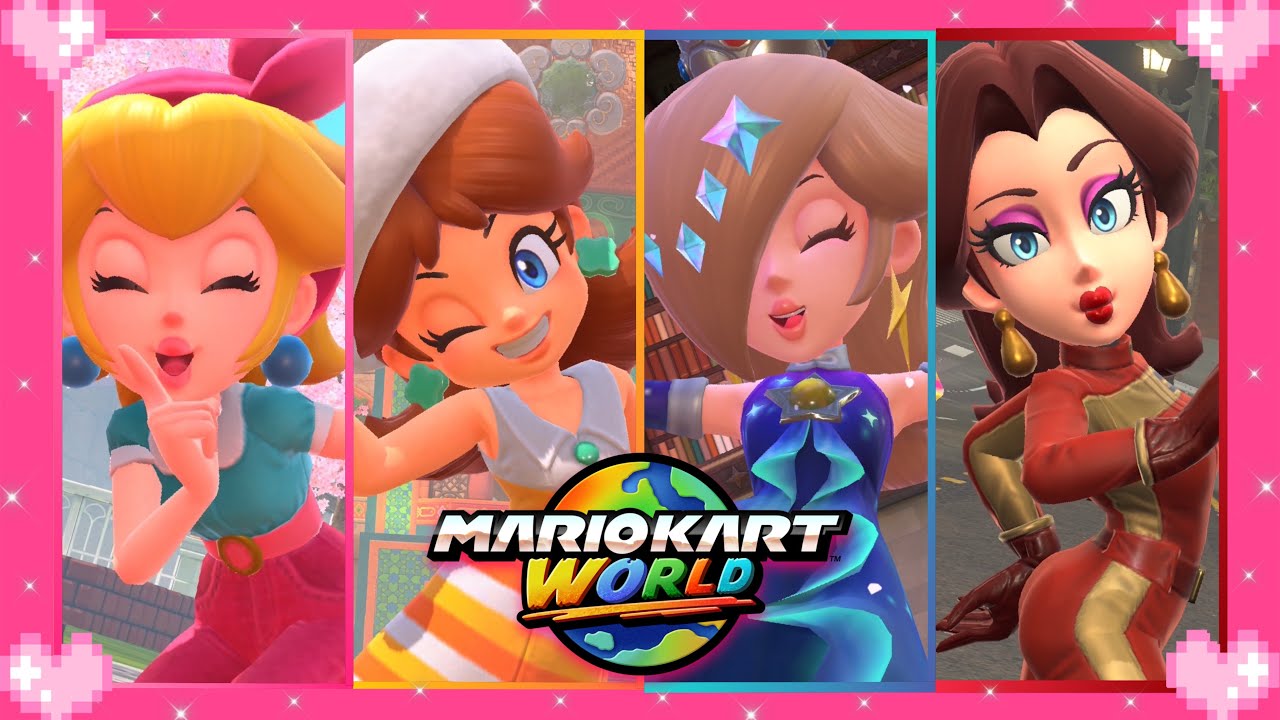 рџ Mario Kart World All Peach Daisy Rosalina Pauline Outfits