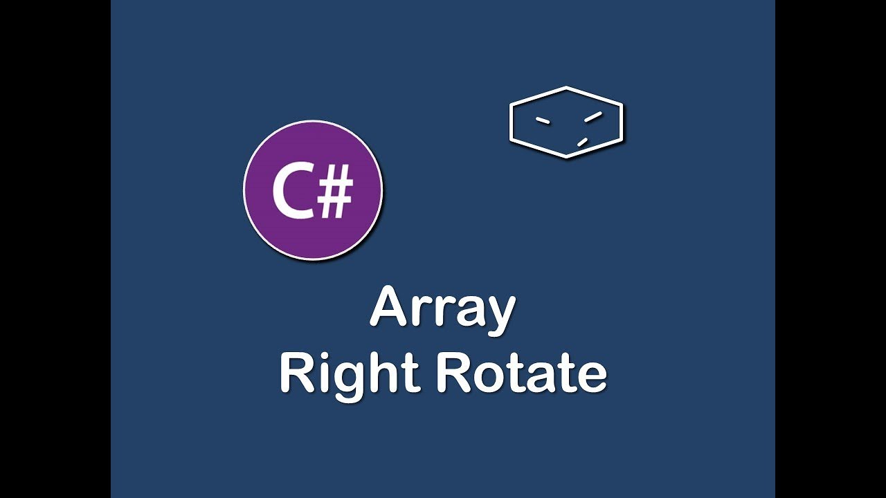 Array Right Rotate In C Youtube