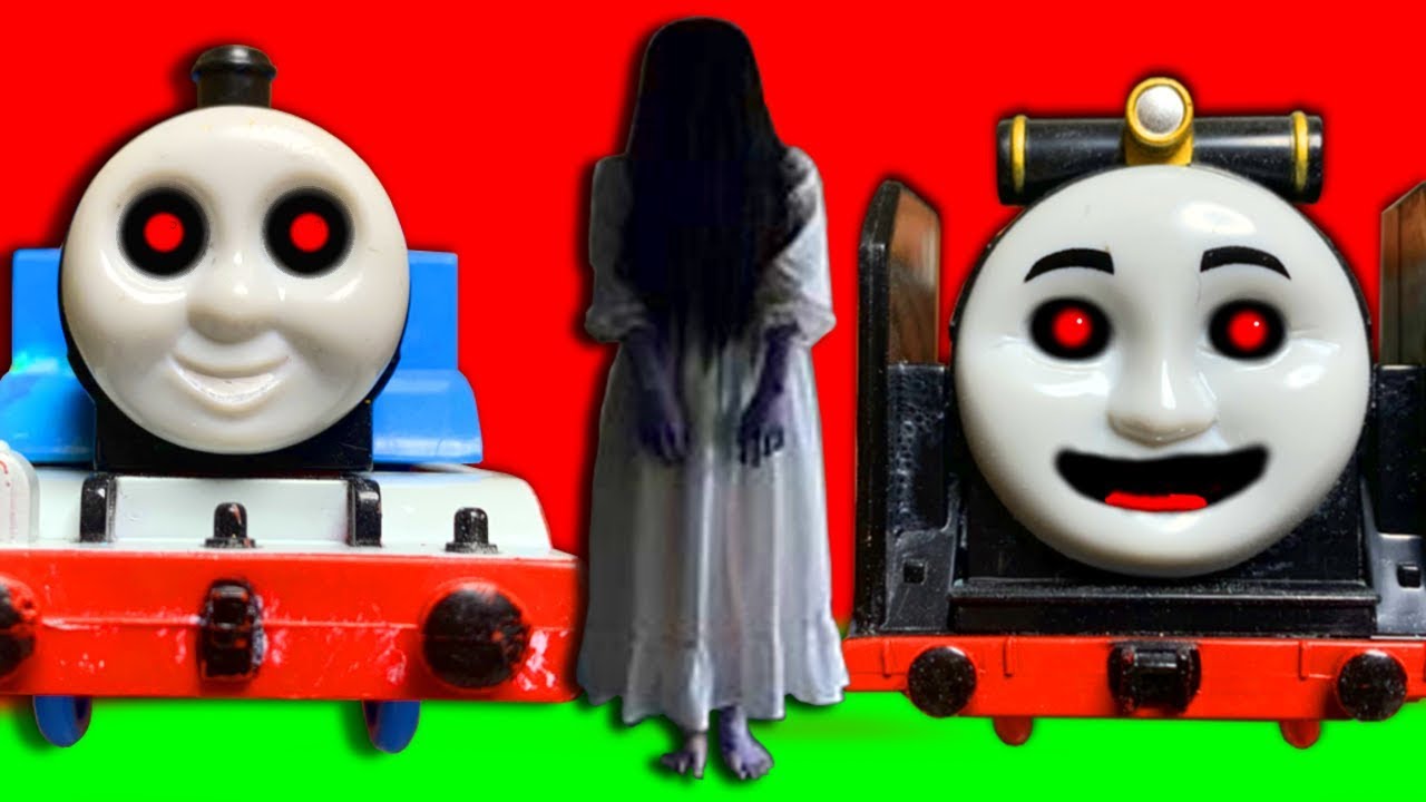 きかんしゃトーマス 怖い話 ヒロのおばけ電車 トンネル踏切はおばけだらけ トミカプラレール おもちゃ アニメ Thomas Friend