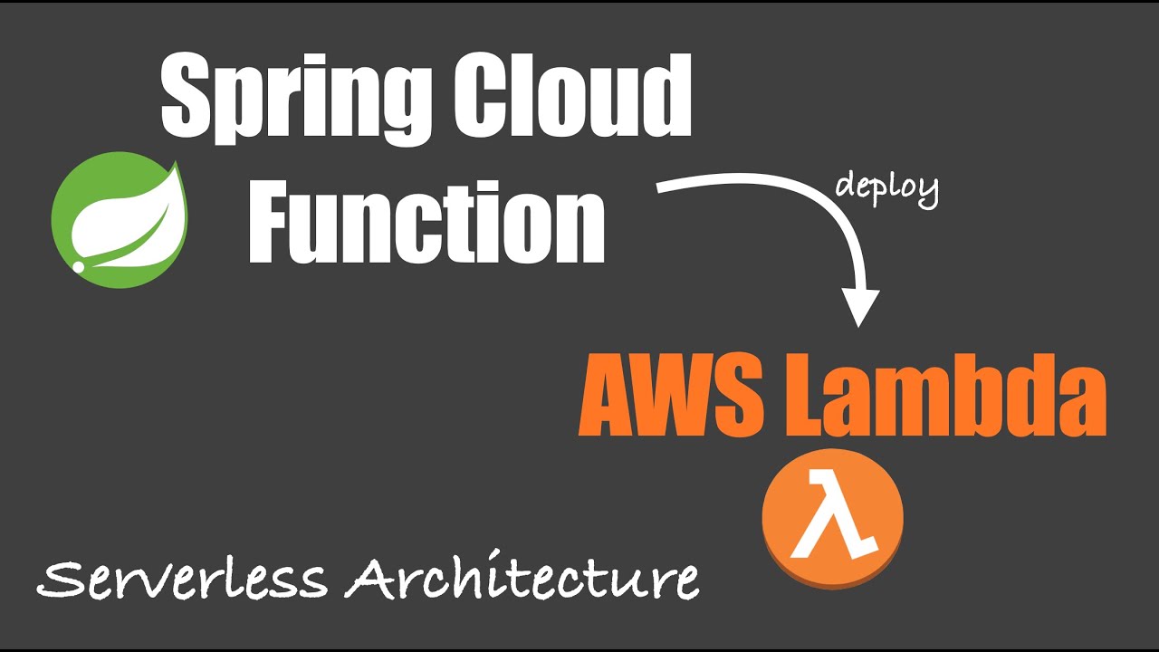 Serverless Function Spring Cloud Function On Aws Lambda Youtube