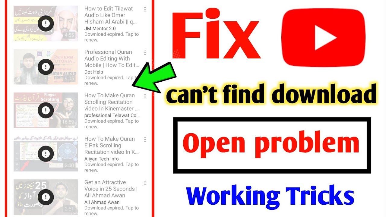 Fix рџ ґ Can T Find Download Youtube Problem Offline Videos