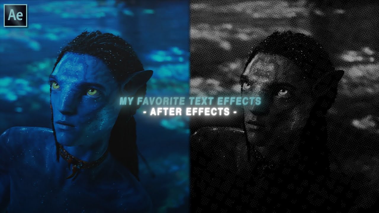 My Favorite Text Effects After Effects Youtube