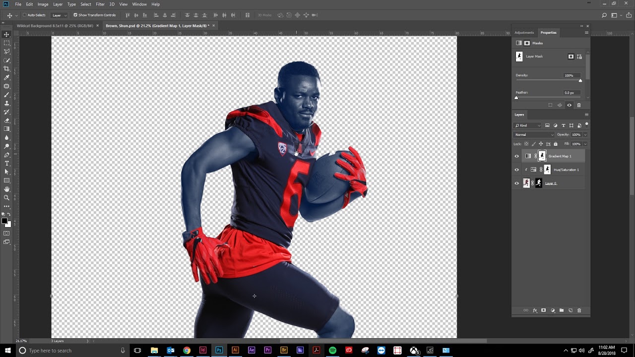 Gradient Map Adjustment Tutorial Youtube