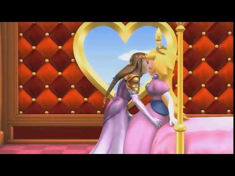 "Princess Peach And Princess Zelda Lesbian kiss on the bed Yuri ...