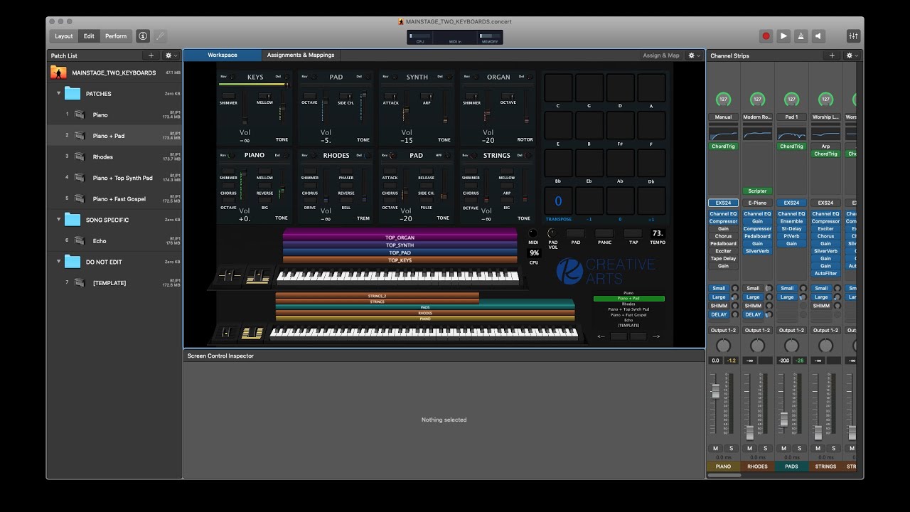 Mainstage Tutorial Customizing The Layout Part 2 Youtube