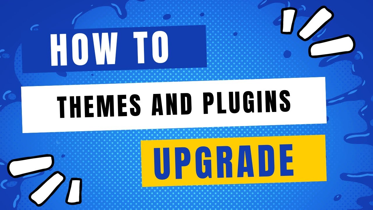 How To Manually Or Automatically Update A Wordpress Plugin Youtube