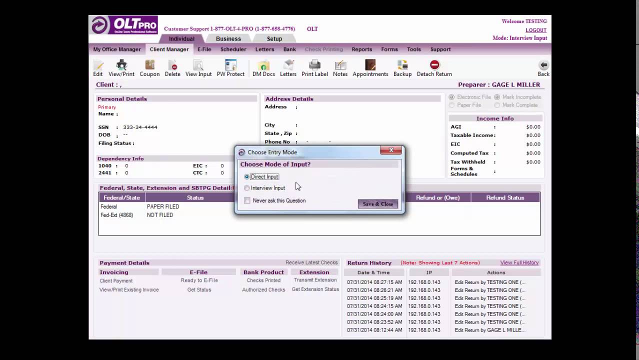 Oltpro Return Instructions Youtube
