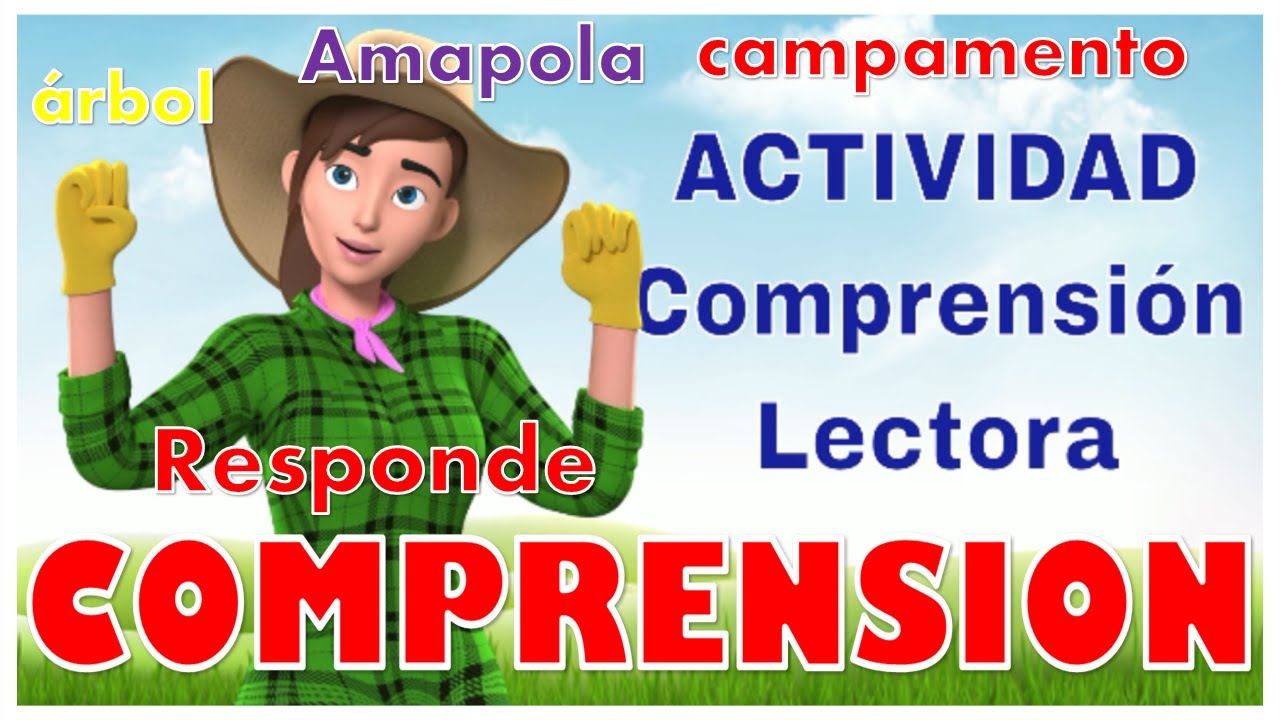 Comprension Lectora Texto árbol Amapola Youtube