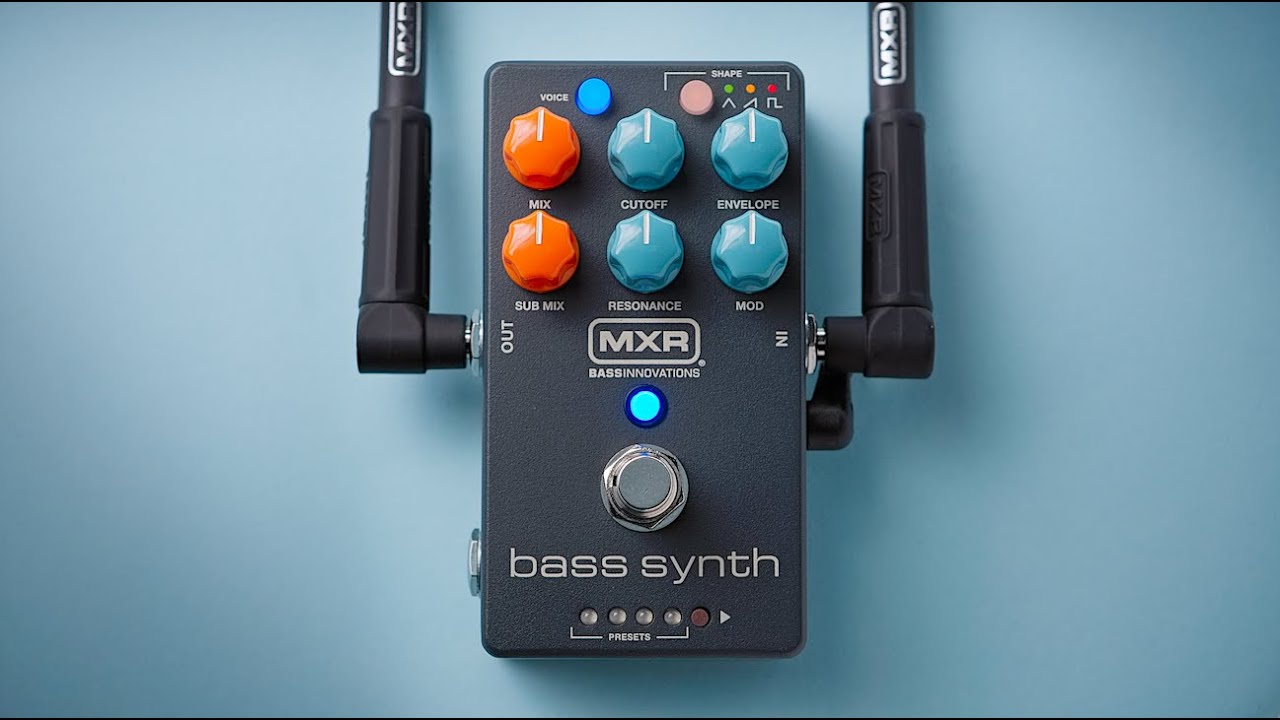 Mxr Bass Synth Video Manual Youtube