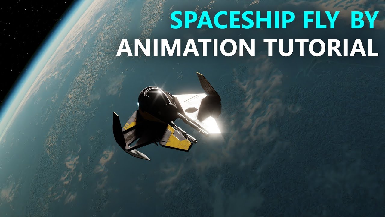 Spaceship Fly By Blender Animation Tutorial Get On With It Edition