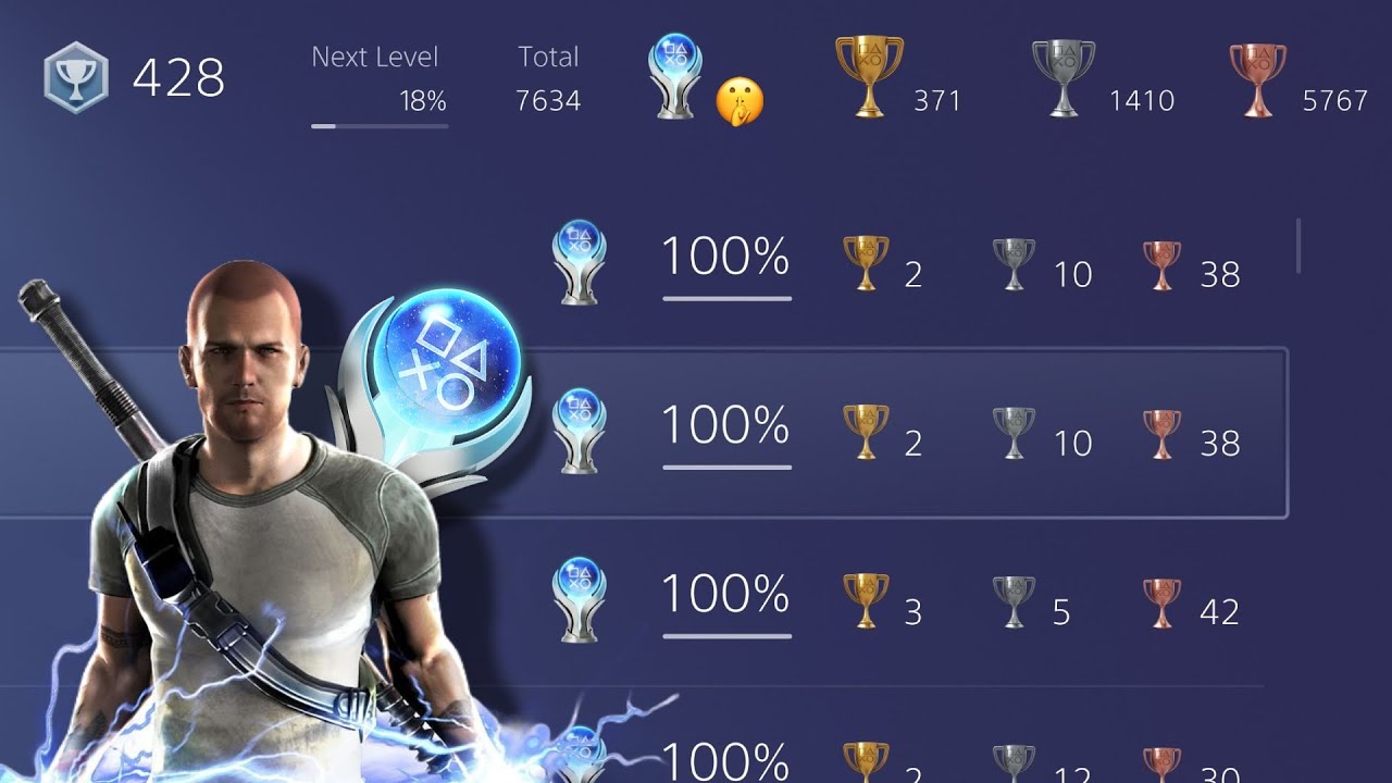 My Platinum Trophy Collection Youtube