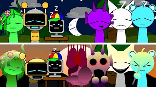 Incredibox Sprunki But All Can T Sleep Vs Night Time Normal And Horor ...