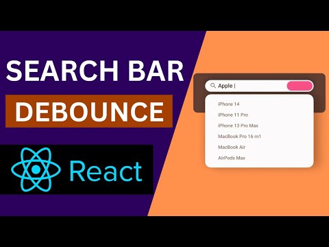 React Js Search Bar Using Debounce Debounce Search Bar Implementation