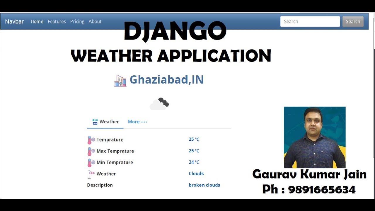 Weather App In Django Youtube