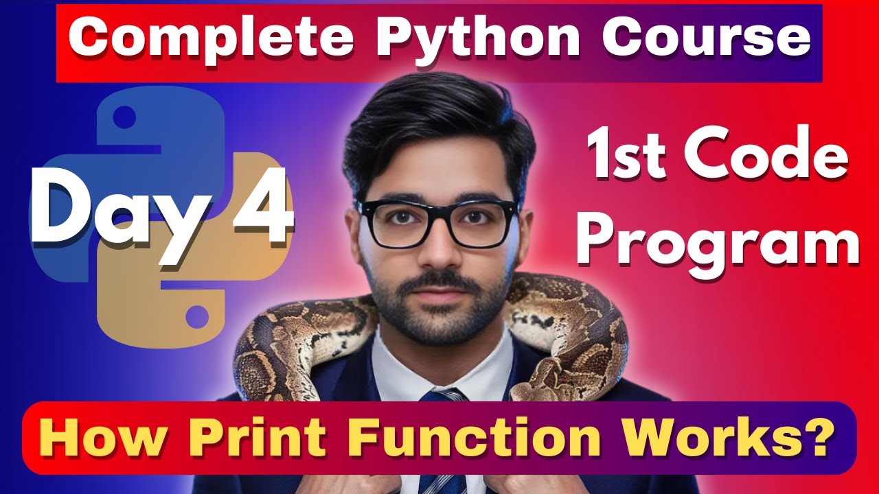 Creating First Project On Python Using Print Function Python Complete