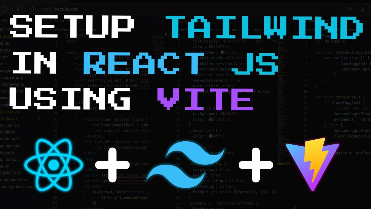 How To Install And Setup Tailwindcss In React Using Vite Youtube