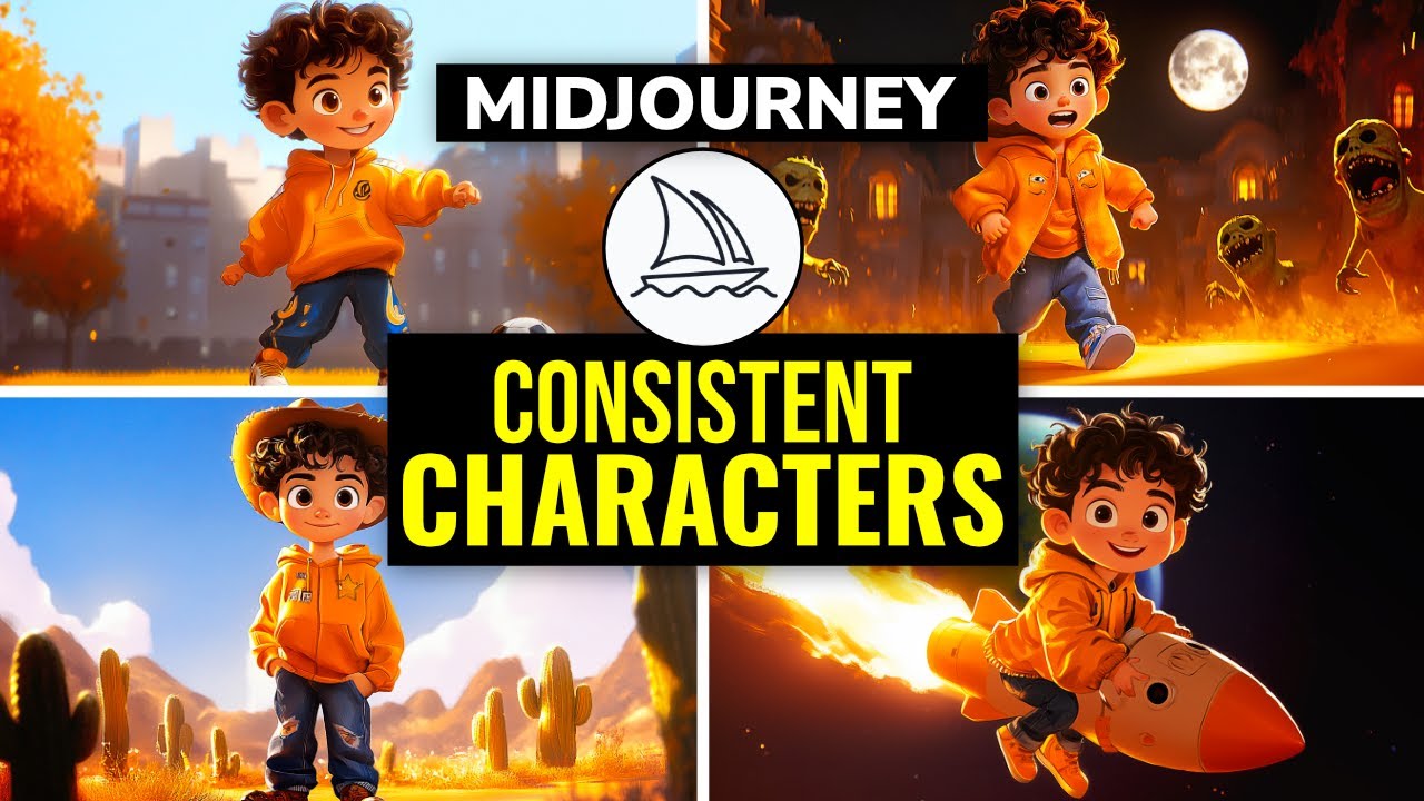 How To Create Consistent Characters In Midjourney Youtube