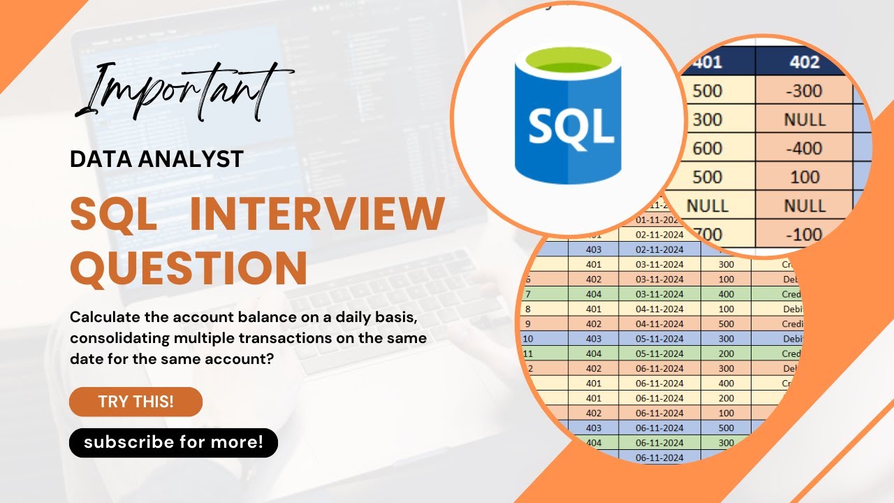 Data Analyst Sql Interview Question Complex Sql Interview Question