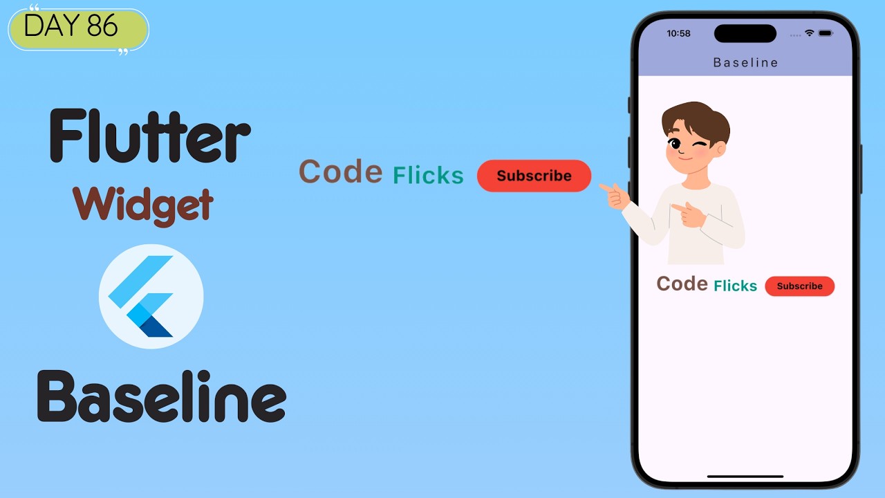 Flutter Baseline Baseline Widget Flutter Youtube