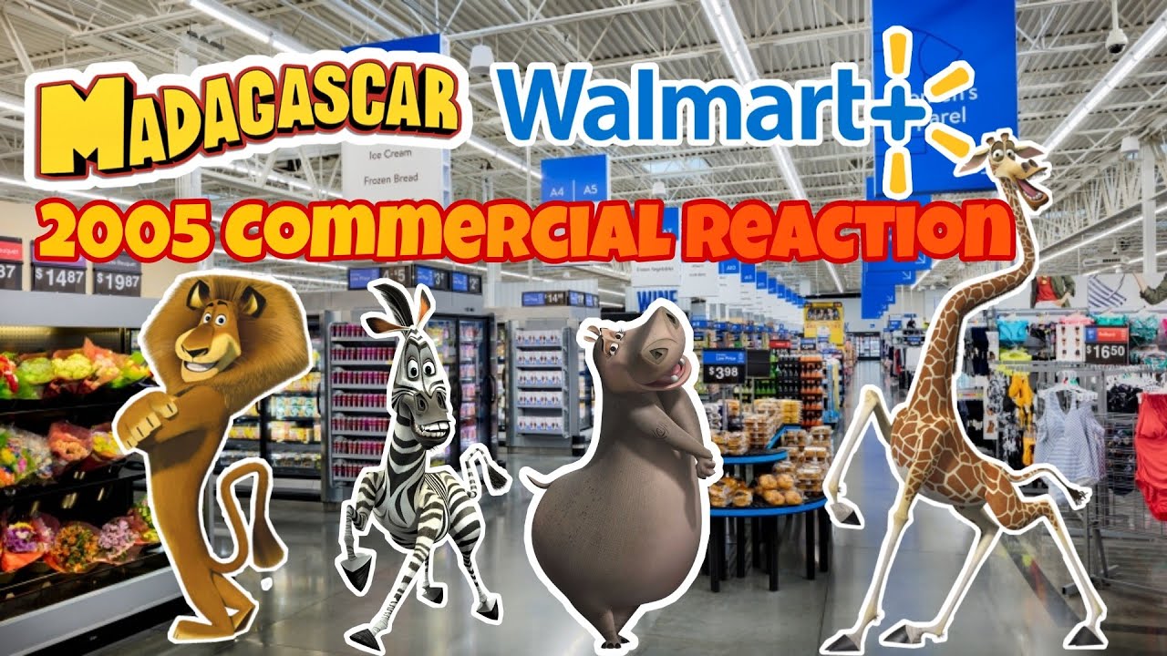 Madagascar Wal Mart Commercial Reaction Youtube