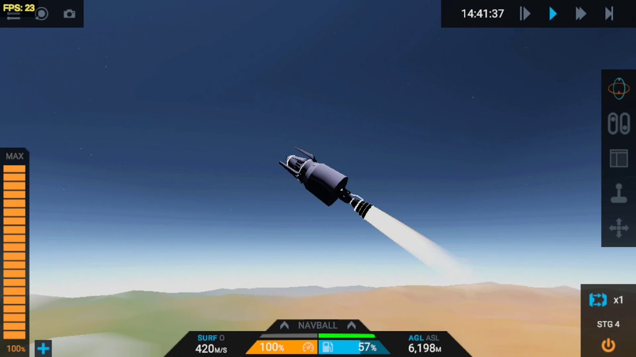 Fully Automatic Rocket Launch And Landing Simplerockets 2 Youtube