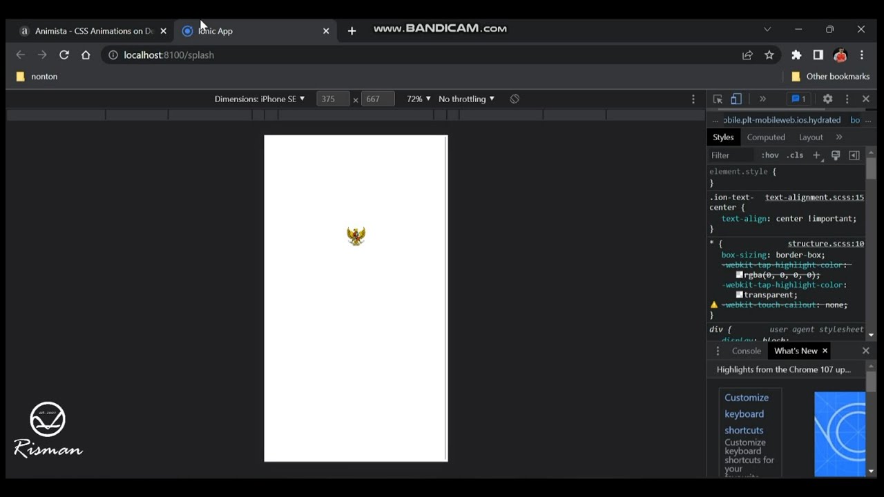 Ionic Tutorial Membuat Splash Screen Di Project Ionic Youtube