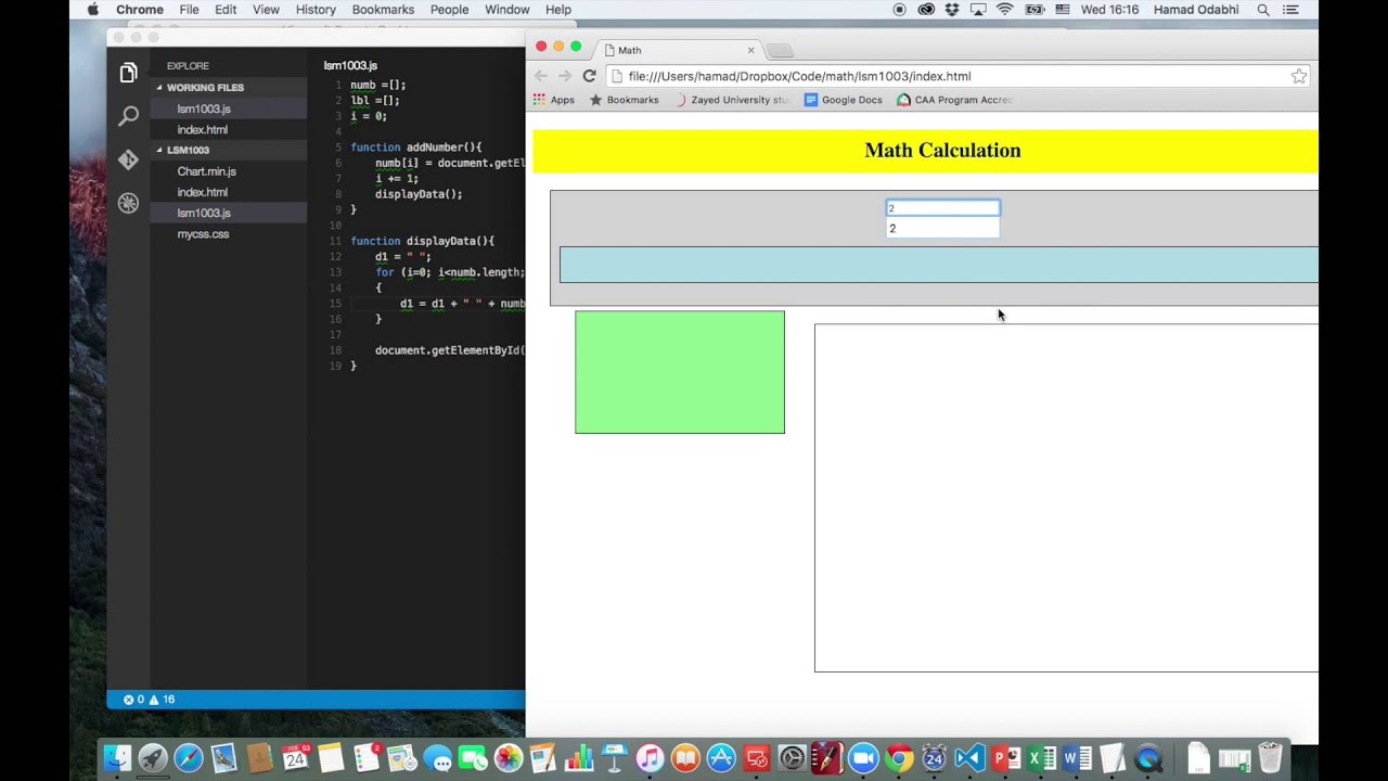 Math Javascript Youtube