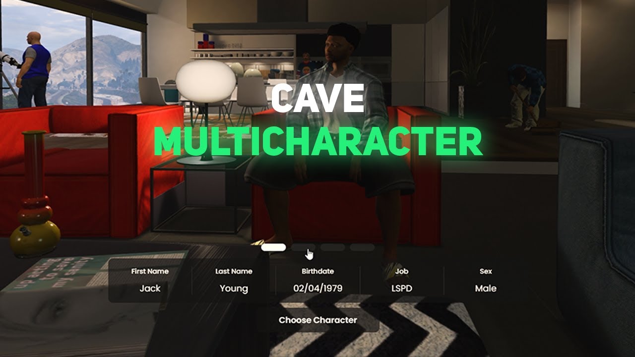 Esx Cave Multicharacter Fivem Multicharacter Youtube