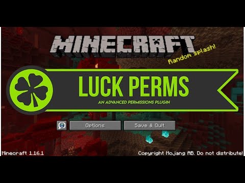 Minecraft Plugin Luckperms Basico Tutorial Youtube