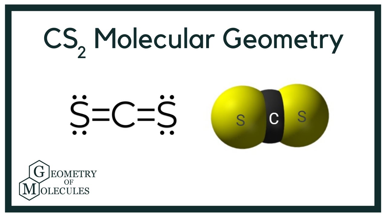 Carbon Disulfide Lewis Structure Cs2 Molecule Stock Illustrations