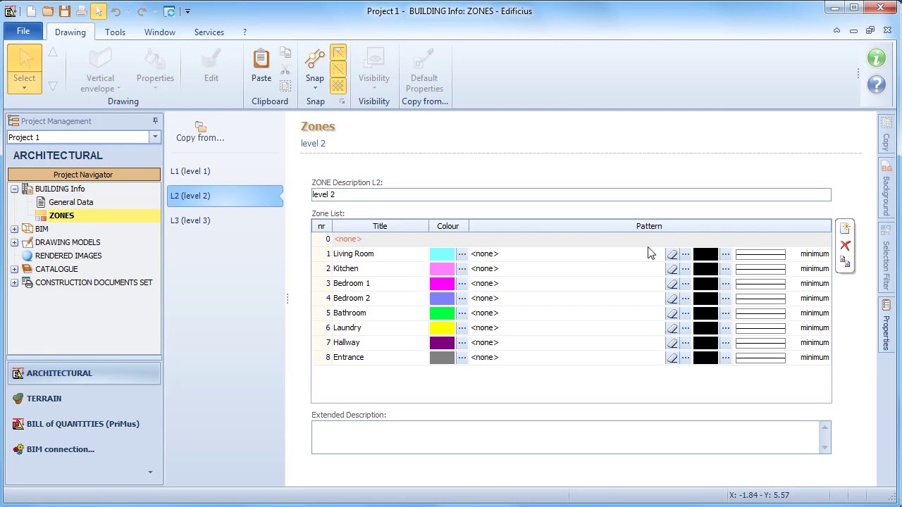 Edificius Tutorial Zones Acca Software Youtube