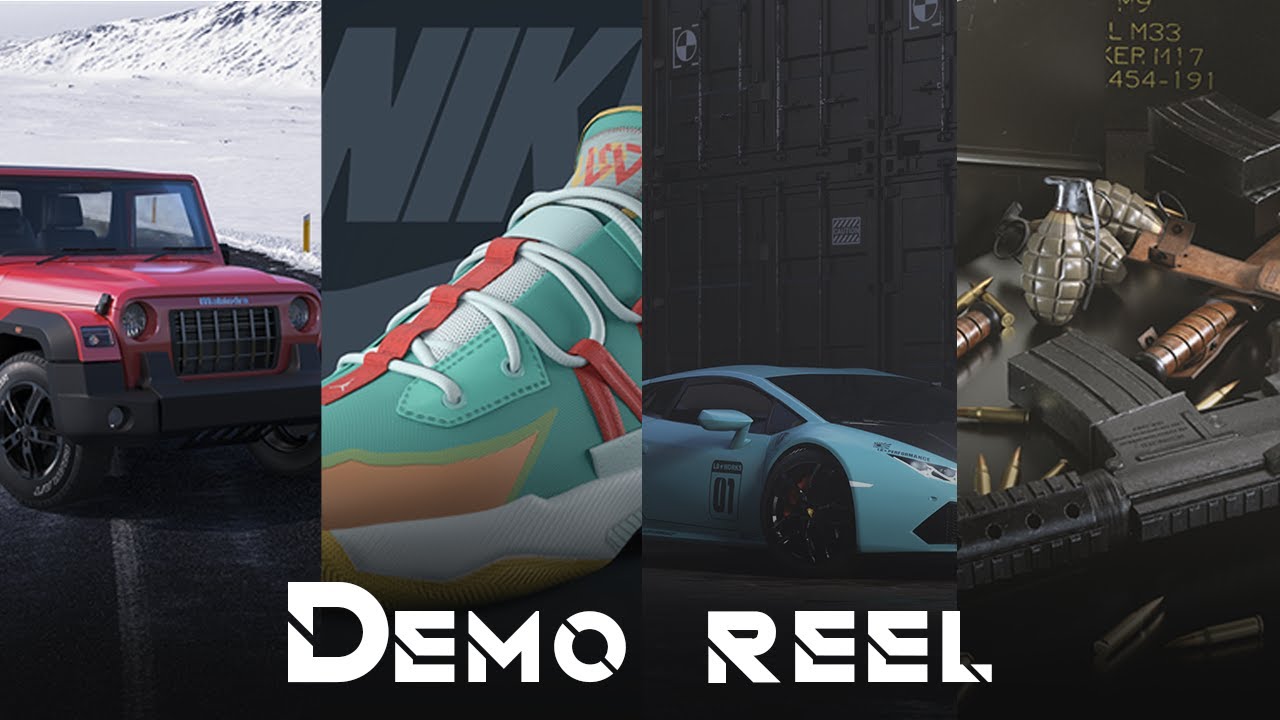 3d Modelling Texturing Demo Reel Youtube