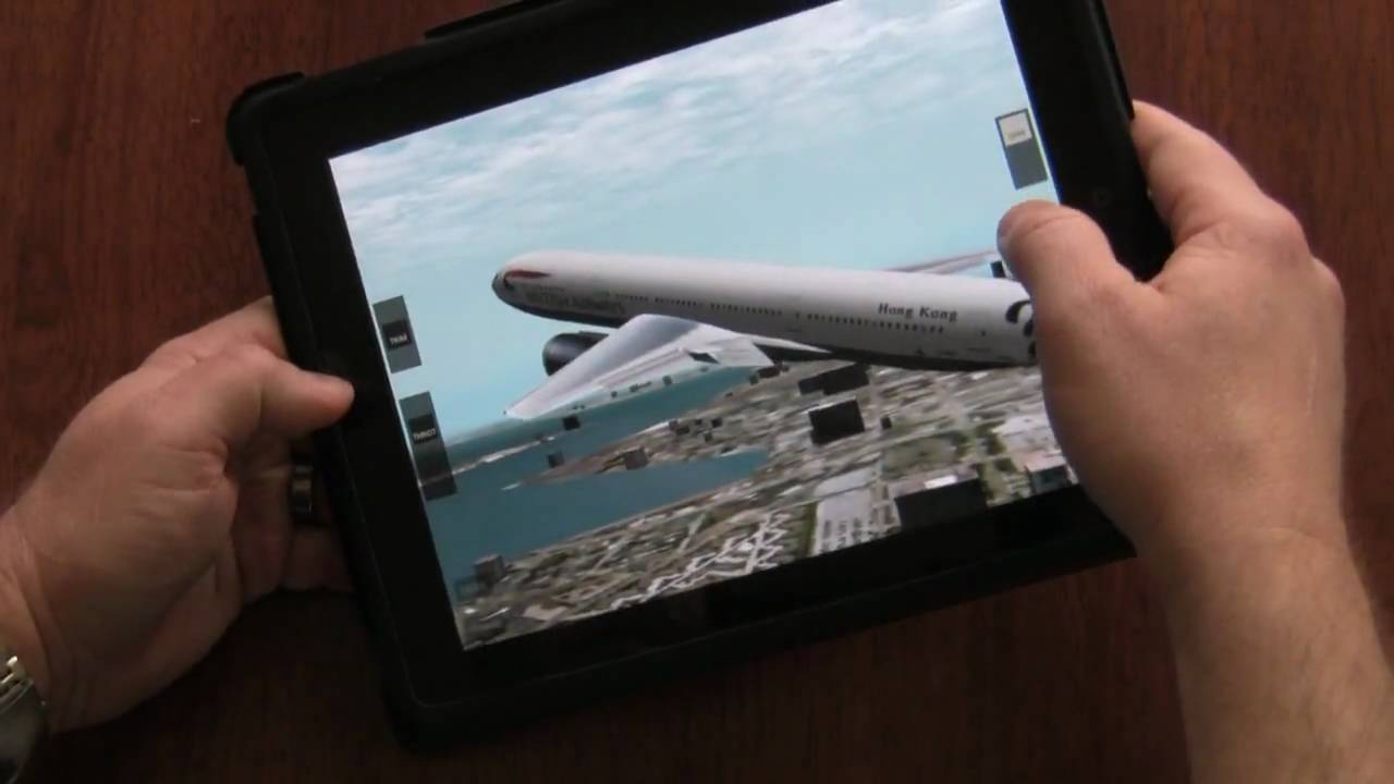 X Plane Ipad Review Flight Simulator For The Ipad Demo Youtube