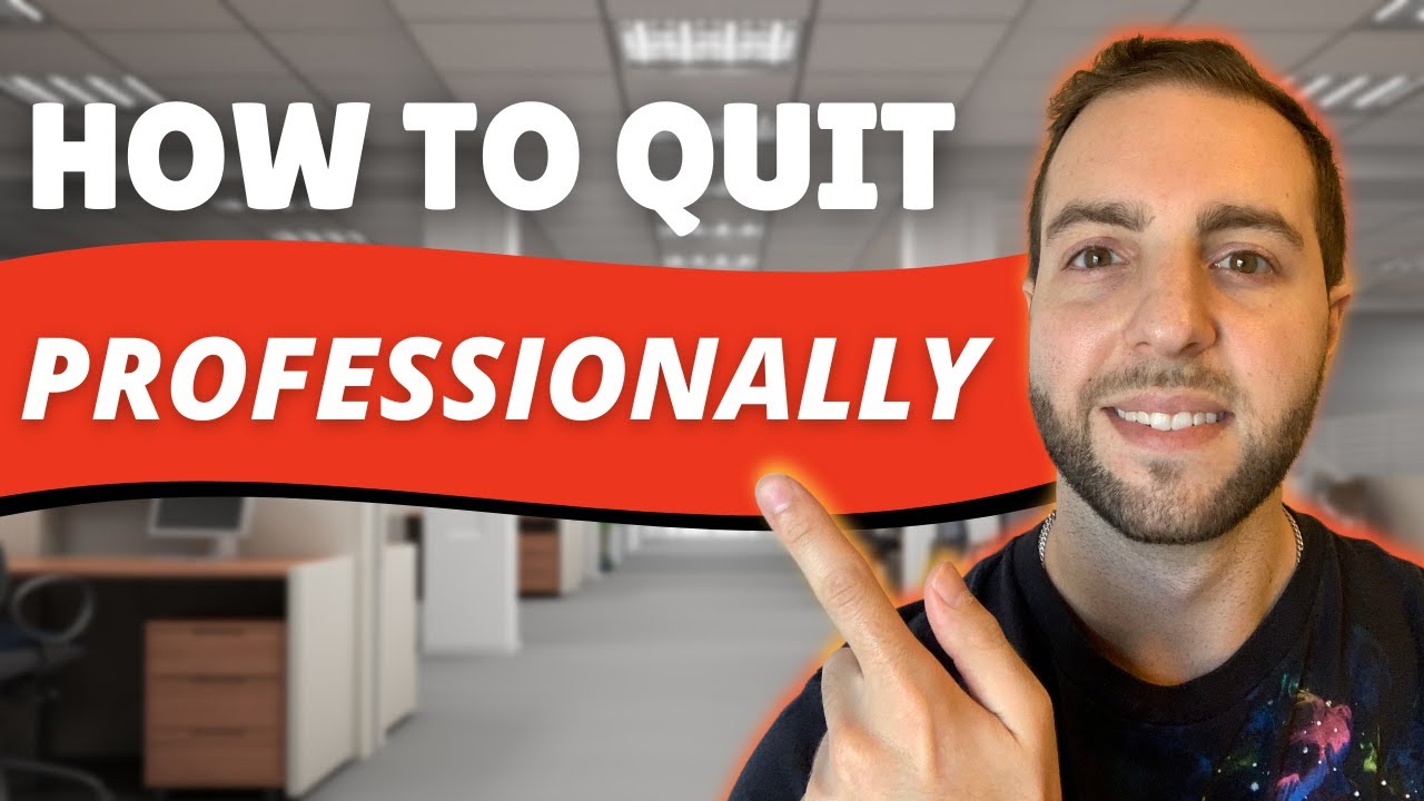 How To Quit Job Professionally Resigning With Class Youtube