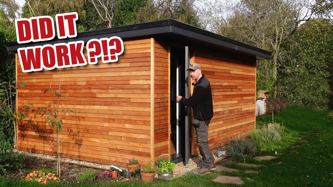 I Built A Soundproof Garden Studio Youtube