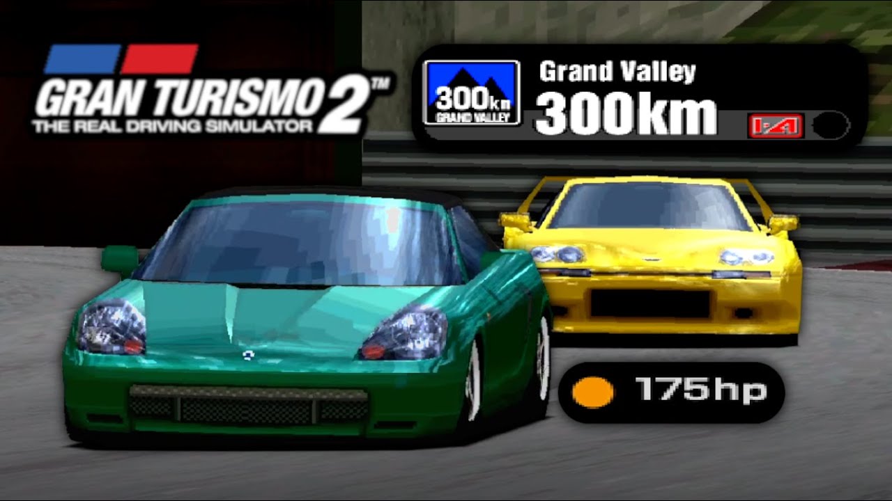 Beating Grand Valley 300km With 175hp Mr S Gran Turismo 2 Youtube