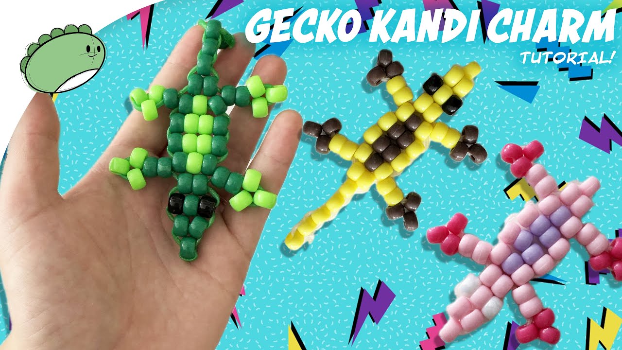 Lizard Gecko Kandi Charm Tutorial Youtube