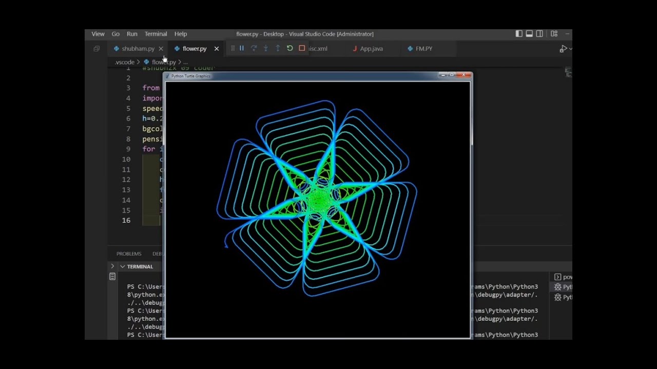 Python Graphics Design Simple Code Learn Very Easily Youtube