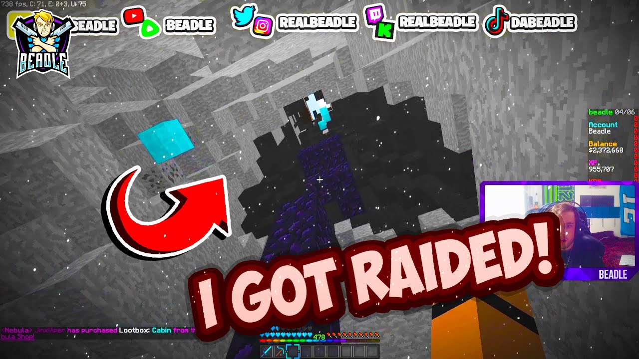 I Got Raided Minecraft Factions Youtube