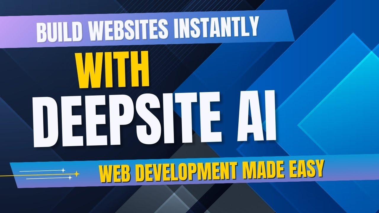 Build Websites Instantly With Deepsite Ai Web Development Made Easy