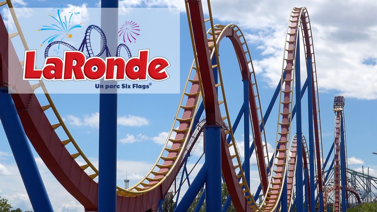 Visiting Six Flags La Ronde Montréal Canada Summer 2022 4k Youtube