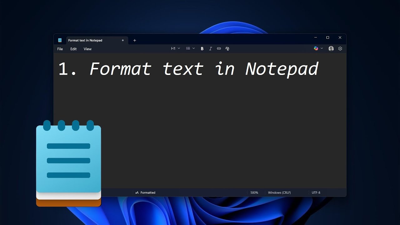 Windows 11 Notepad Now Supports Text Formatting Markdown How To