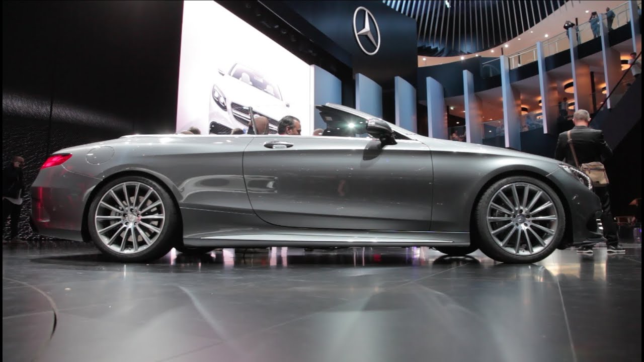 2017 Mercedes Benz S Class Convertible 2015 Frankfurt Motor Show