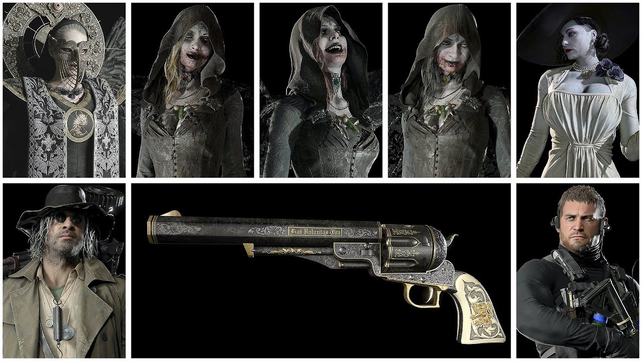 Resident Evil 8 Village All Models Showcase Characters Enemies