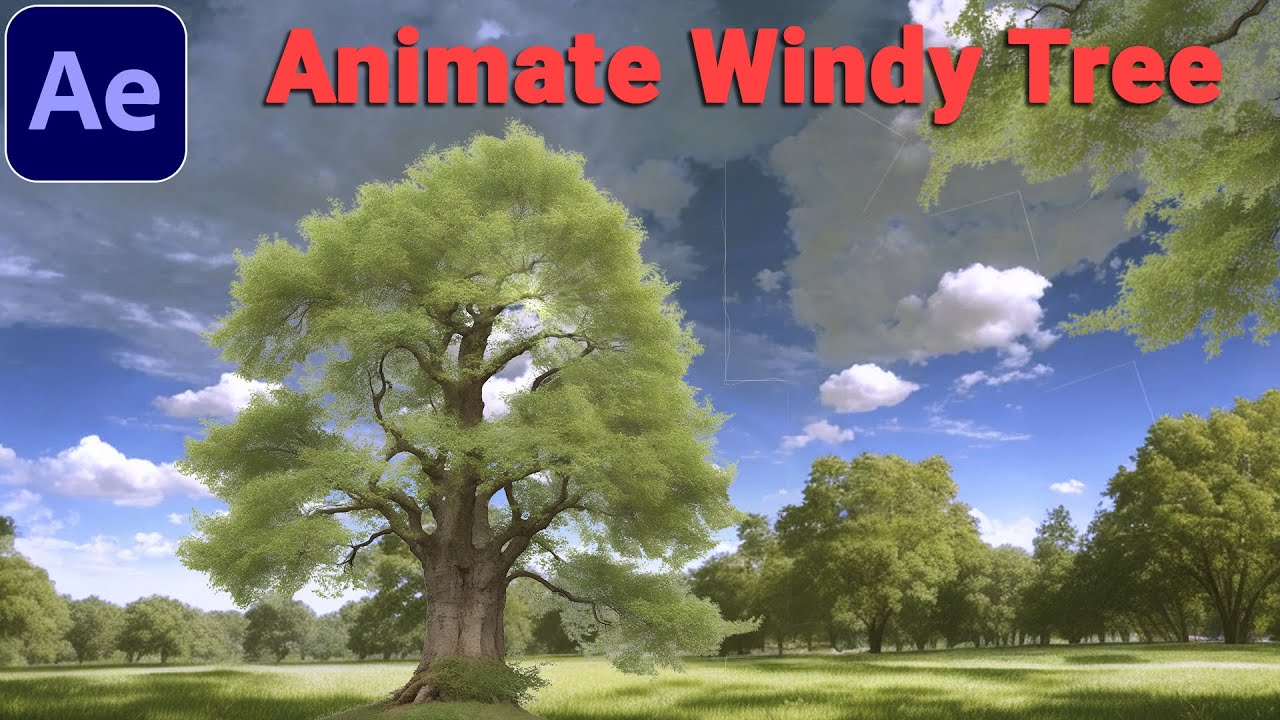 How To Animate Windy Tree In After Effects Oe353 Youtube
