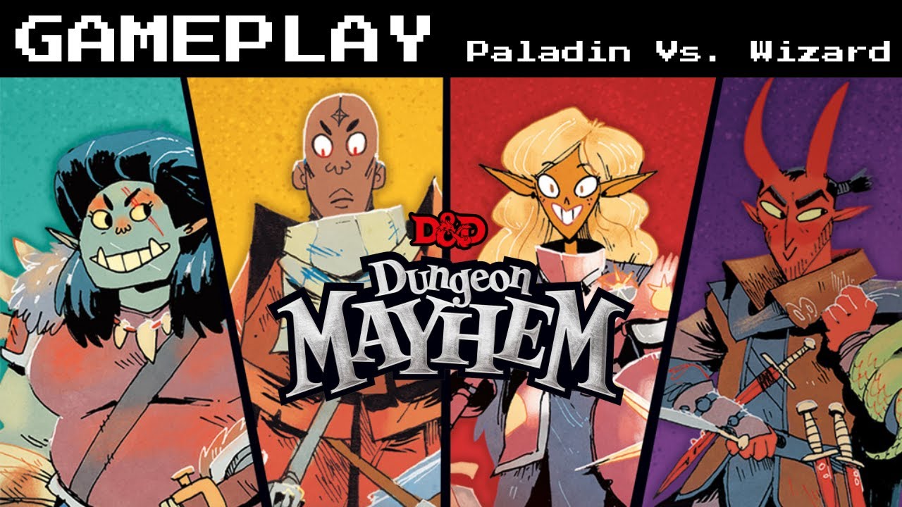 Gameplay De Dungeon Mayhem Paladin Vs Wizard Youtube