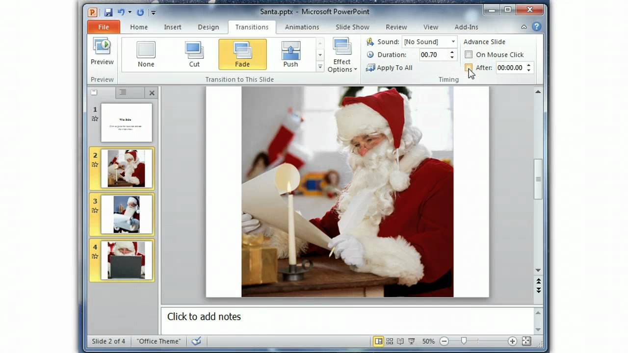 Powerpoint Automatic Slide Show Tutorial Youtube