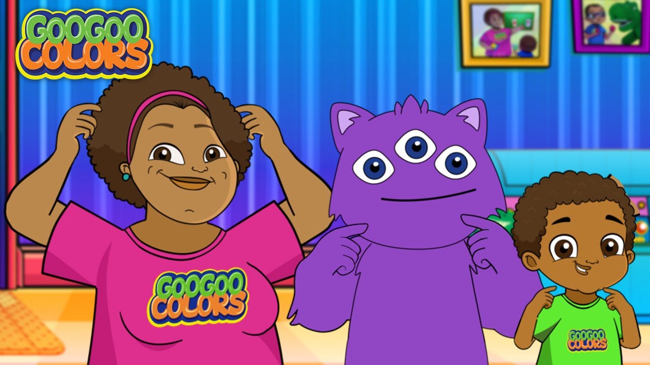 Head Shoulders Knees And Toes Cartoon Song With Goo Goo Gaga Youtube